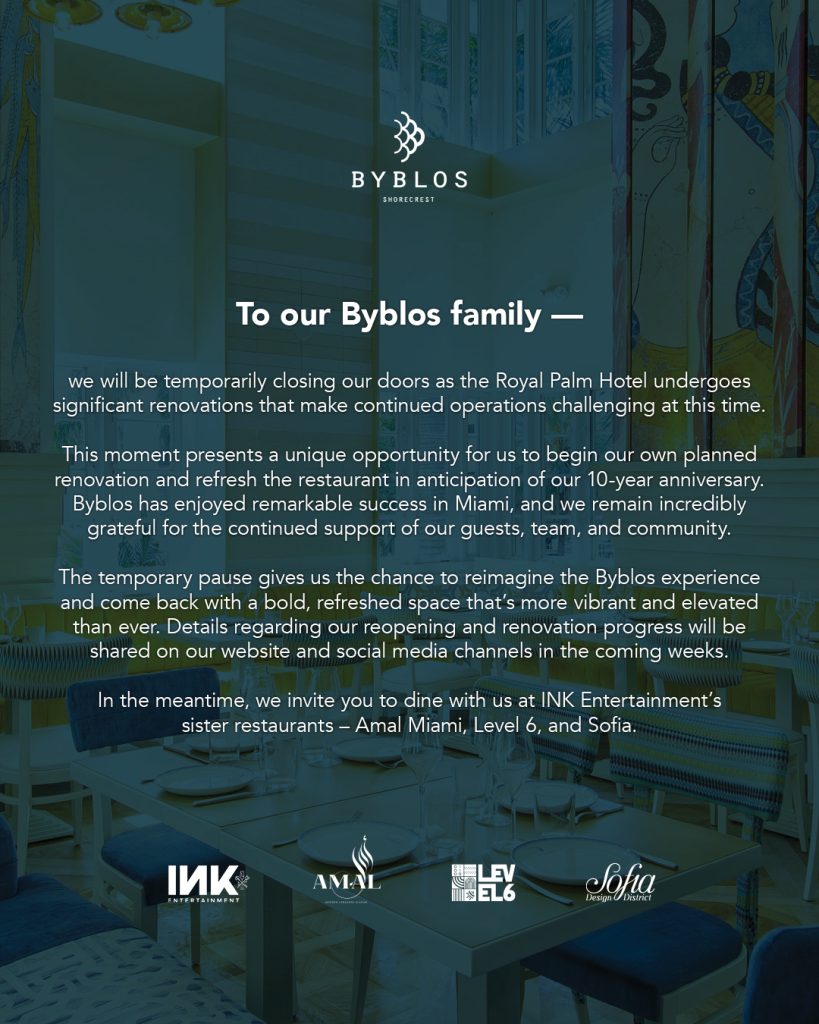 Byblos – Miami